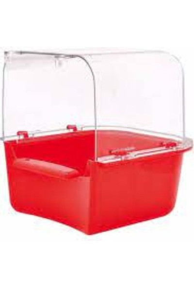 Green Pet Muhabbet Kuşu Banyoluk - Kırmızı