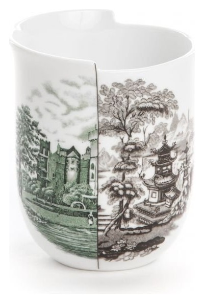 Seletti Hybrid Fedora Porselen Kupa 09753 Seletti Hybrid Fedora Porselen Kupa 09753