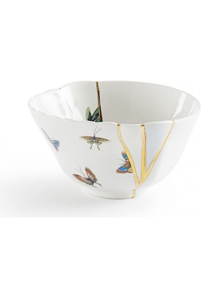 Seletti Kintsugi Porselen Kase 09632 Seletti Kintsugi Porselen Kase 09632