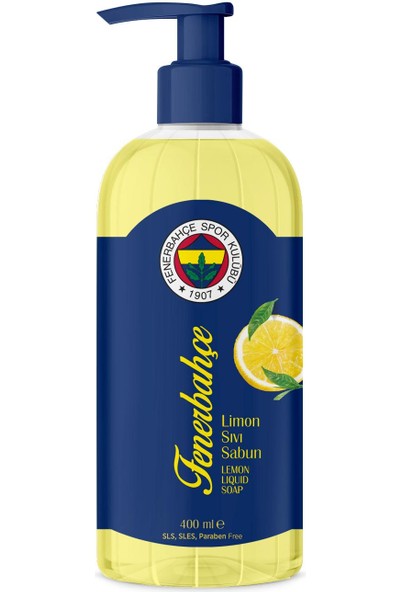 Fenerbahçe Doğal Limon Sıvı Sabun 400 Ml Fenerbahçe Doğal Limon Sıvı Sabun 400 Ml