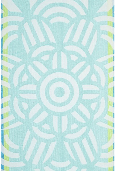 Özdilek Cannes Fiora Jacquard Kadife Plaj Havlusu 86X162