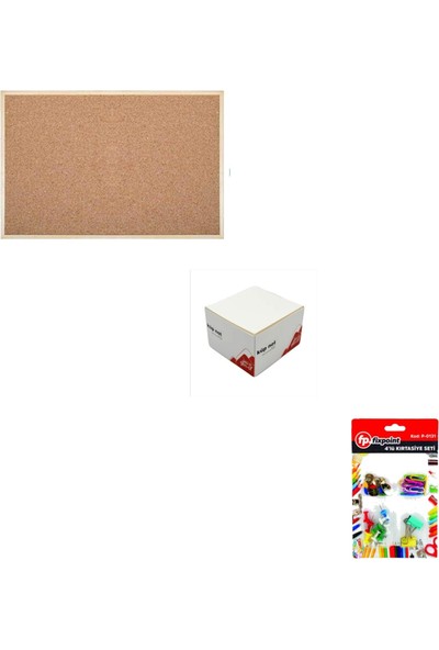 Gen-Of 60X90 Mantar Pano Seti Mantar Pano Bloknot 4'lü Pano Seti