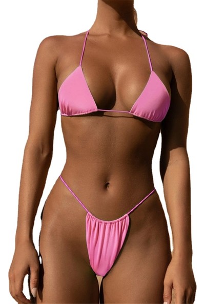 Sepiolite Düz Renk Bikini (Yurt Dışından) Sepiolite Düz Renk Bikini (Yurt Dışından)
