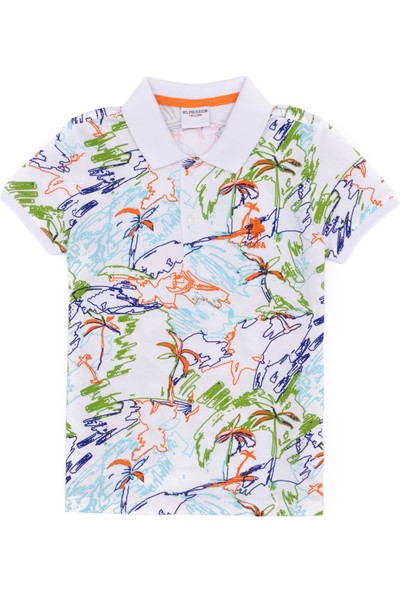 U.S. Polo Assn. Erkek Çocuk Turuncu T-Shirt 50248099-VR051