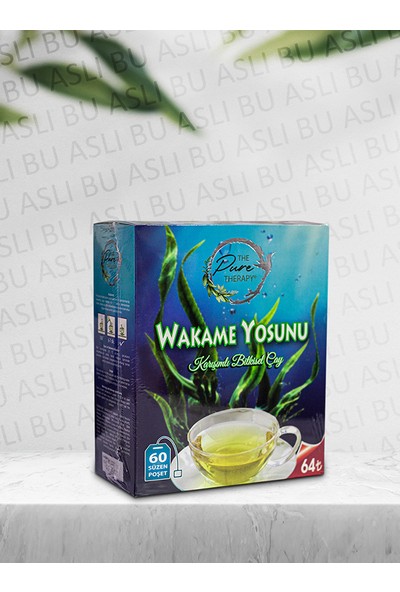 The Pure Therapy Wakame Yosunlu Bitkisel Karışımlı Çay 60'lı The Pure Therapy Wakame Yosunlu Bitkisel Karışımlı Çay 60'lı