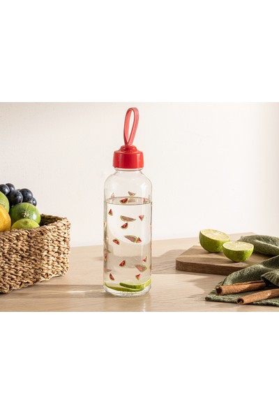 English Home Irina Cam Şışe 450 ml Renkli