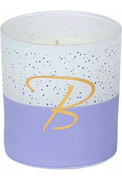 Karaca Home B Harfli Kokulu Bardak Mum