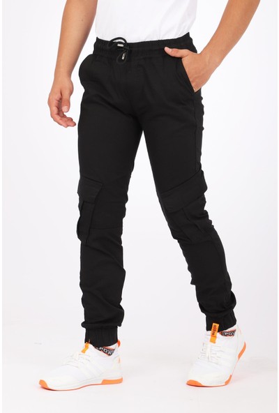 Pina Kids Erkek Çocuk Kargo Pantolon 8-15 Yaş Kanvas Kumaş