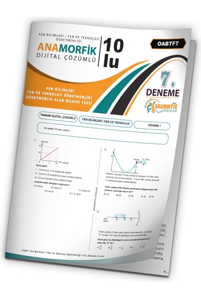 Anamorfik Yayınları KPSS ÖABT 2022 Fen Bilimleri Türkiye Geneli D.çözümlü Deneme 10/7.kitapçık Anamorfik Yayınları KPSS ÖABT 2022 Fen Bilimleri Türkiye Geneli D.çözümlü Deneme 10/7.kitapçık