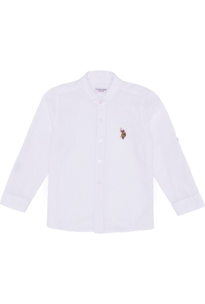 U.S. Polo Assn. Erkek Çocuk Beyaz Gömlek 50254434-VR013 U.S. Polo Assn. Erkek Çocuk Beyaz Gömlek 50254434-VR013