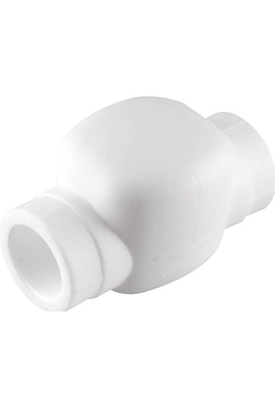 Nalbur Center 25 mm Çekvalf Beyaz 3/4 Nalbur Center 25 mm Çekvalf Beyaz 3/4