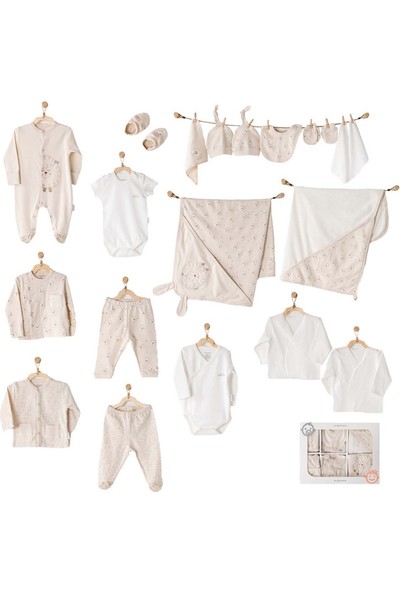 Andywawa Newborn 20'li Bebek Hastane Çıkış Seti AC23032