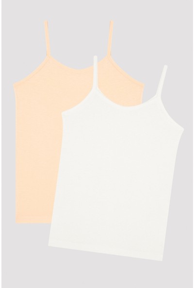 Penti Çok Renkli Kız Çocuk Basic 2li Atlet