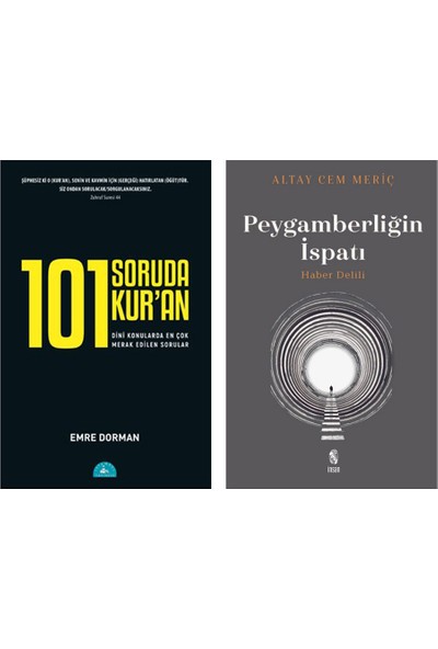 101 Soruda Kur’an - Peygamberliğin Ispatı Haber Delili 2 Kitap Set 101 Soruda Kur’an - Peygamberliğin Ispatı Haber Delili 2 Kitap Set