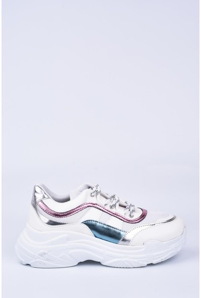 Sms 61115-06 Sneaker Kadın Kalın Taban Spor