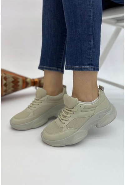 U.s 77 Country U.s.77 Country Z5713-98 Bej Kadın Sneaker