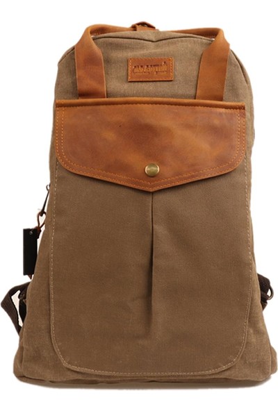 Attach Old Cotton Cargo 7095 Gds Bongoyo Bag Camel Renk Attach Old Cotton Cargo 7095 Gds Bongoyo Bag Camel Renk