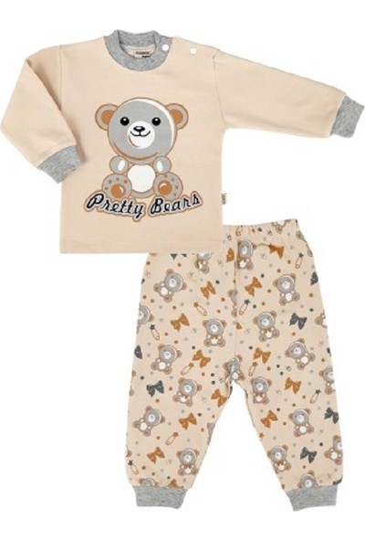 Panda Baskılı Erkek Bebek Takımı Panda Baskılı Erkek Bebek Takımı
