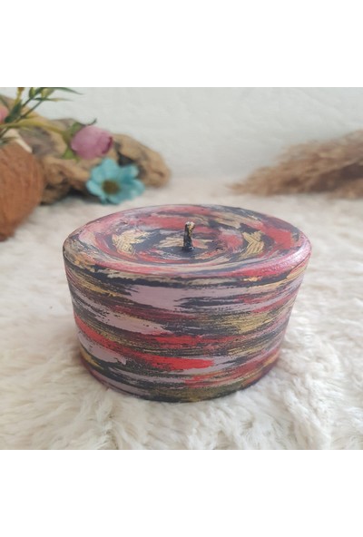 Simmak Özel Tasarım El Boyaması Mum