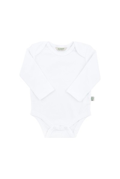 Organickid Pamuk Basic Bebek Uzun Kol Body Organickid Pamuk Basic Bebek Uzun Kol Body