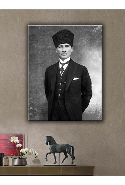 Sanat Duvarım Atatürk Temalı Kanvas Tablo Sanat Duvarım Atatürk Temalı Kanvas Tablo