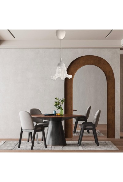 Prestıge Tekli Sarkıt Cam MARULE14 Avize Beyaz