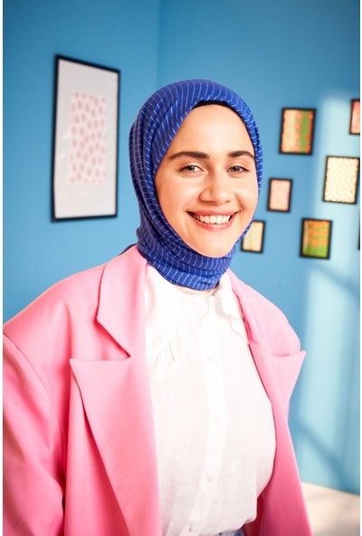 ASL Boutique Kraş White Şal