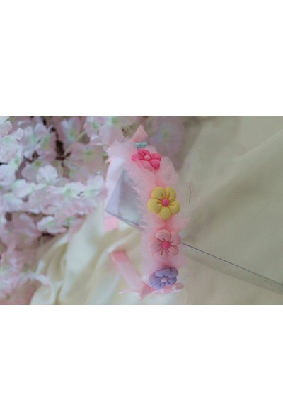 Atelier Efdal Çocuk Çiçek Figürlü Tüllü Taç