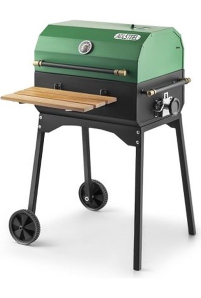 Reyo Adl Steel Standlı Termometreli Kömürlü Barbekü Mangal