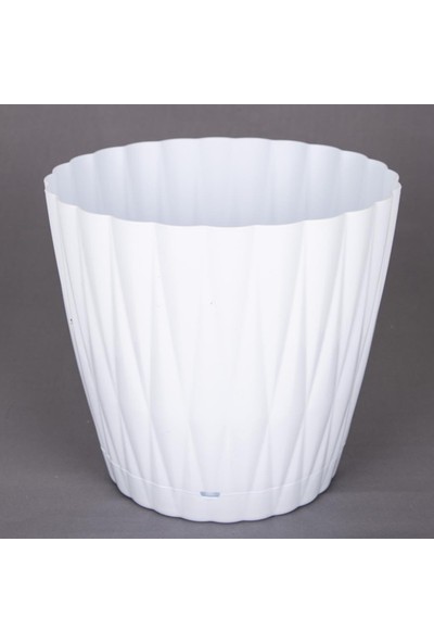 Tvet Istiridye Saksı 18 x 16 cm Orta Beyaz T42238 Tvet Istiridye Saksı 18 x 16 cm Orta Beyaz T42238