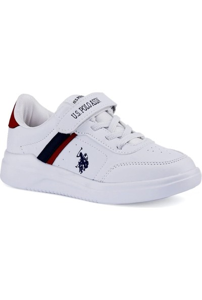 U.s. Polo Assn. Berkeley Jr 2pr Beyaz Erkek Çocuk Spor Ayakkabı - Beyaz - 34