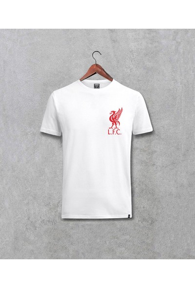 Darkia Liverpool Lfc Logo Göğüs Baskılı Tasarım Tişört