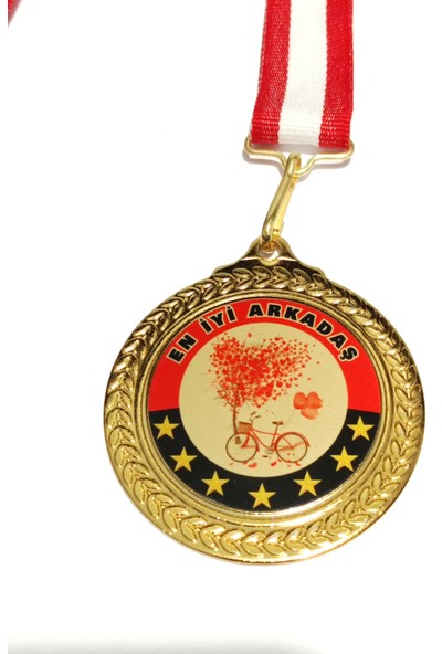 Bidünya En Iyi Arkadaş Madalyası 5 Li Adet