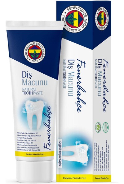 Fenerbahçe Doğal Diş Macunu 75 ml Fenerbahçe Doğal Diş Macunu 75 ml