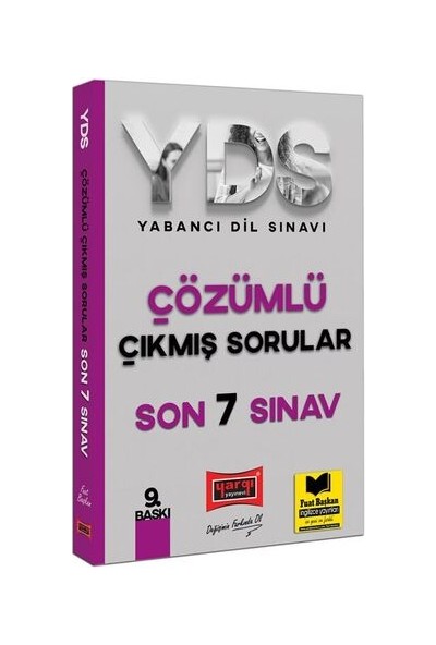 Yargı Yayınevi YDS Son 7 Sınav Çözümlü Çıkmış Sorular Yargı Yayınevi Yargı Yayınevi YDS Son 7 Sınav Çözümlü Çıkmış Sorular Yargı Yayınevi