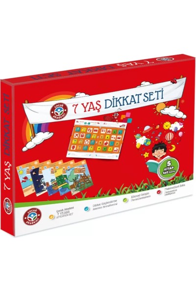 Çocuk Akademi 7 Yaş Dikkat Seti Çocuk Akademi 7 Yaş Dikkat Seti
