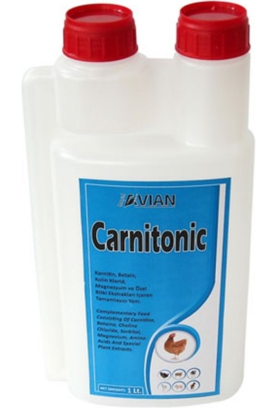 Royal Ilaç Carnitonic 1 Lt. Kanatlılarda Karnitin Içerikli ve Karaciğer Koruyucular Içeren Tamamlayıcı Yem Royal Ilaç Carnitonic 1 Lt. Kanatlılarda Karnitin Içerikli ve Karaciğer Koruyucular Içeren Tamamlayıcı Yem