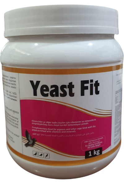 Royal Ilaç Yeast Fit 1 Kg. Güvercinler ve Diğer Kafes Kuşları Için Maya Içerikli Prebiotik