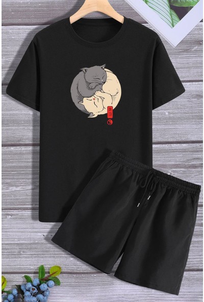 Tasarım Şort T-Shirt Eşofman Takımı