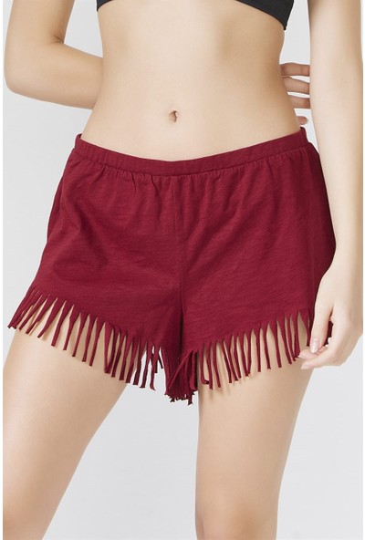 Penti Nar Rengi Western Fringed Şort
