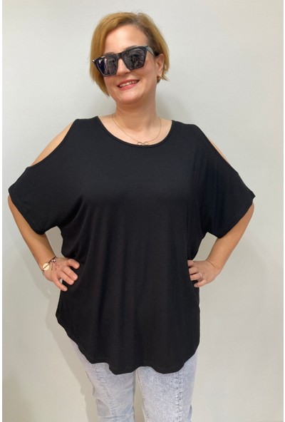 Markays Omuz Pencereli Penye Tunik