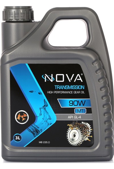 Nova 90 Numara 3 L Dişli Yağı -Apı Gl-4 Asansör. Şanzıman * Nova 90 Numara 3 L Dişli Yağı -Apı Gl-4 Asansör. Şanzıman *