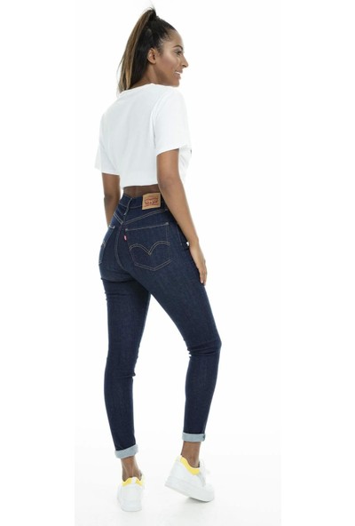 Levi's Kadın Mile High Super Skinny Upgrade Yüksek Bel Kot Pantolon Lacivert 28/30 Levi's Kadın Mile High Super Skinny Upgrade Yüksek Bel Kot Pantolon Lacivert 28/30