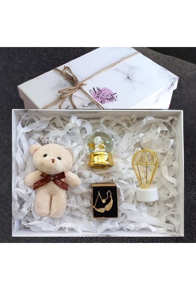 Regalo Melek Temalı Ayıcıklı Işıklı Hediye Seti Regalo Melek Temalı Ayıcıklı Işıklı Hediye Seti