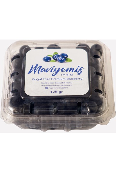 Maviyemiş Tarım Taze Premium Blueberry Yaban Mersini 1000 gr