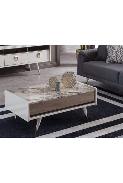 İnka Bianca Coffee Table - Orta Sehpa İnka Bianca Coffee Table - Orta Sehpa
