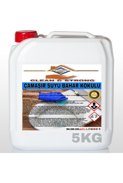 Clean&Strong Çamaşır Suyubahar Kokulu 5 kg