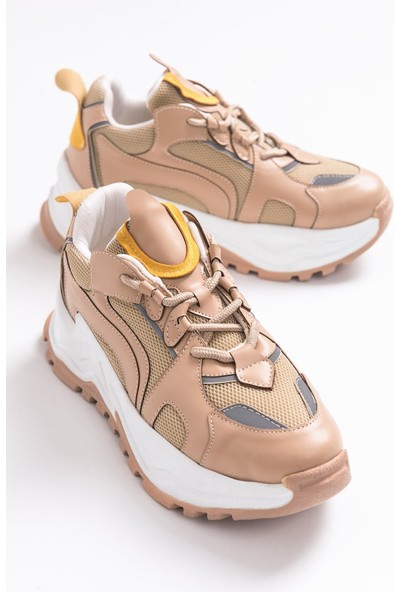 Niloshka Moscova Krem Spor Ayakkabı Niloshka Moscova Krem Spor Ayakkabı