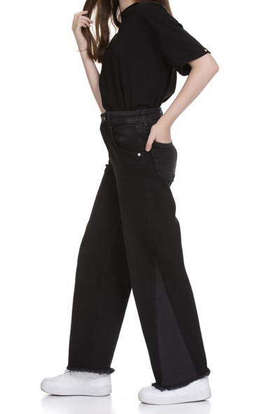 Angelos Girls Kız Çocuk Paça Detaylı Jean Kot Pantolon 9-15 Yaş LX150