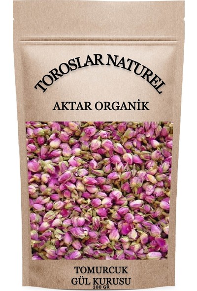 Toroslar Naturel Aktar Organik Gül Kurusu Tomurcuk Yenilebilir Pasta,çay ve Banyolarda Kullanılabilir 100 gr Toroslar Naturel Aktar Organik Gül Kurusu Tomurcuk Yenilebilir Pasta,çay ve Banyolarda Kullanılabilir 100 gr